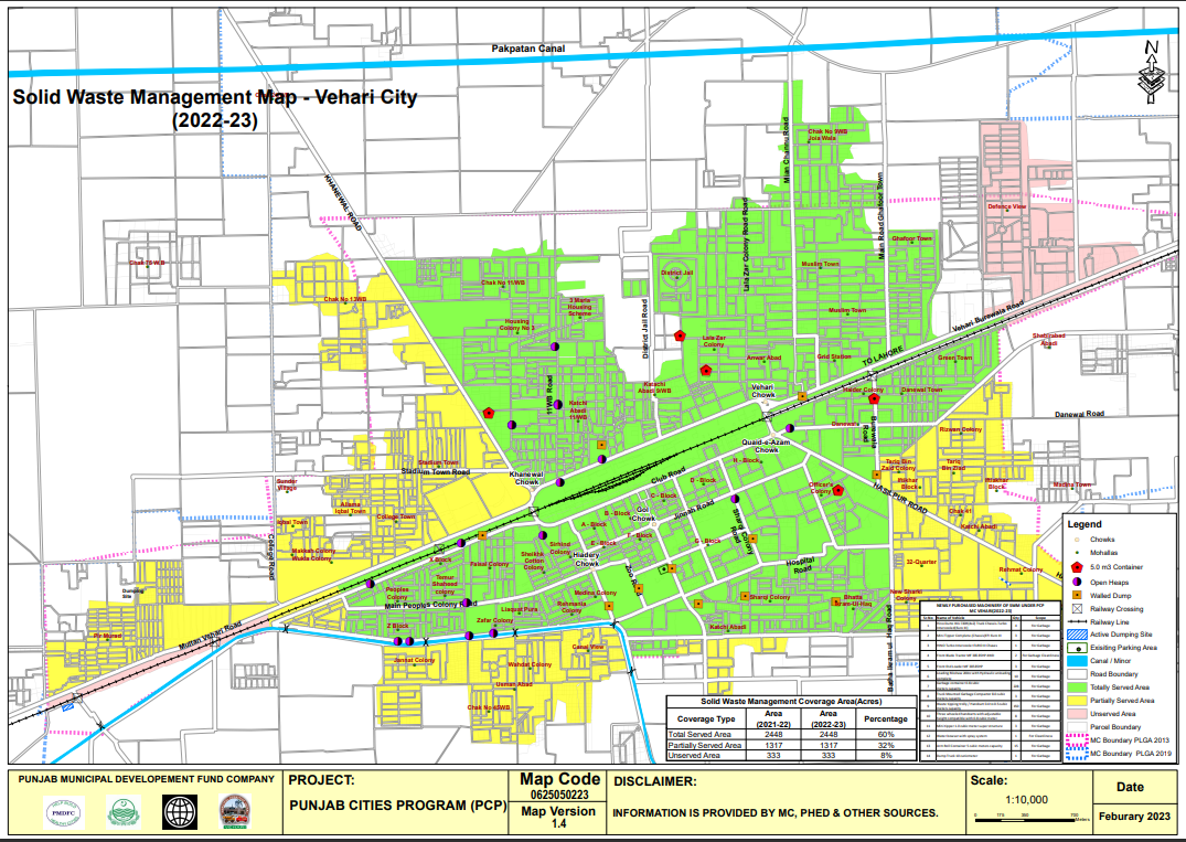 Services Maps - Vehari